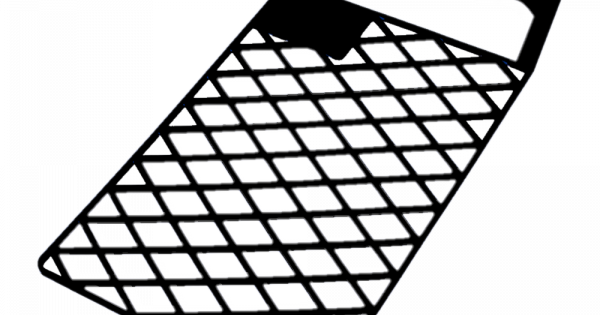 Paint grid plastic black small